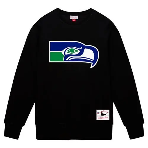 Mitchell & Ness Seattle Seahawks Basic Fleece Pullover Sweatshirt