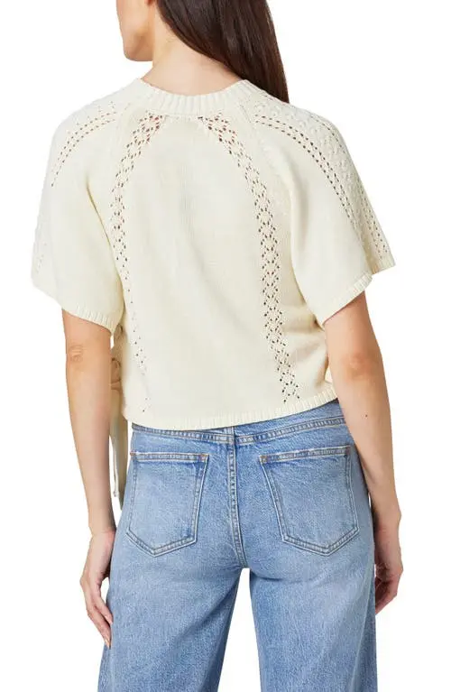 Habitual Side Tie Open Stitch Sweater