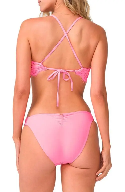 PQ SWIM Lace Bikini Top - Tulip