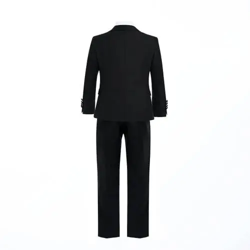 MOUSTACHE Peak Lapel Tuxedo Set - Black