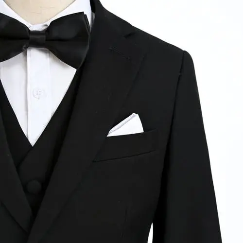 MOUSTACHE Peak Lapel Tuxedo Set - Black
