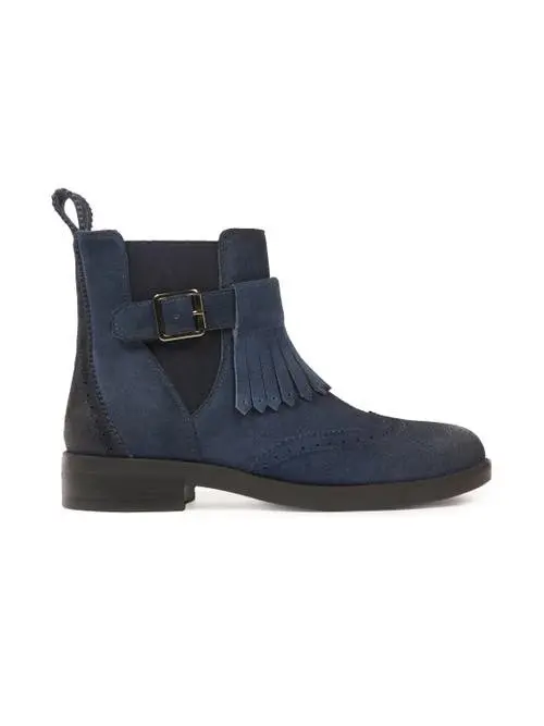 CELTIC & CO. Brogue Strap Chelsea Boots
