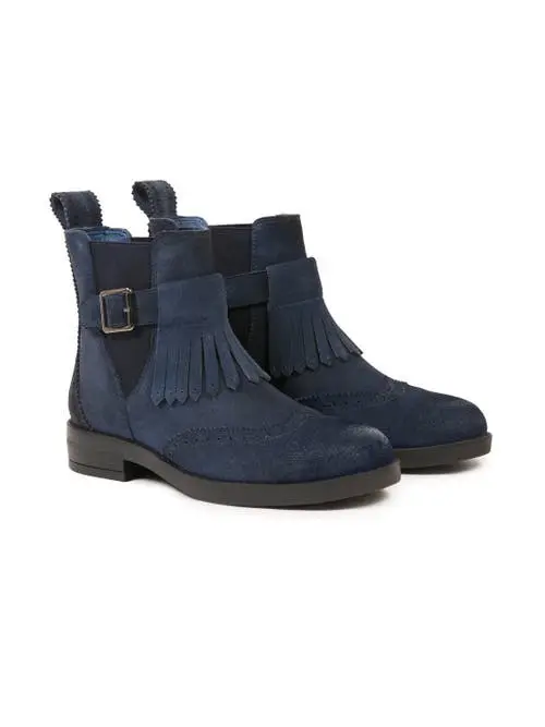 CELTIC & CO. Brogue Strap Chelsea Boots