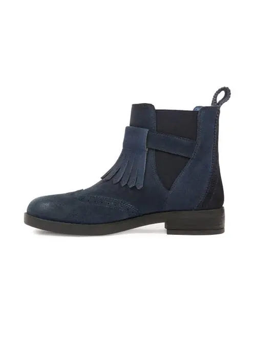 CELTIC & CO. Brogue Strap Chelsea Boots