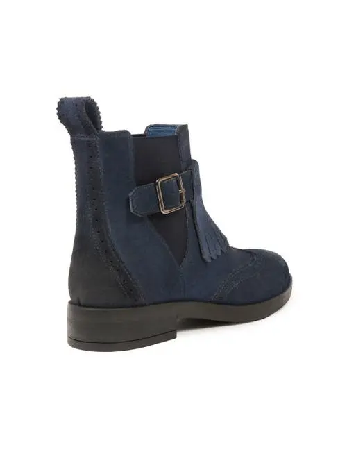 CELTIC & CO. Brogue Strap Chelsea Boots