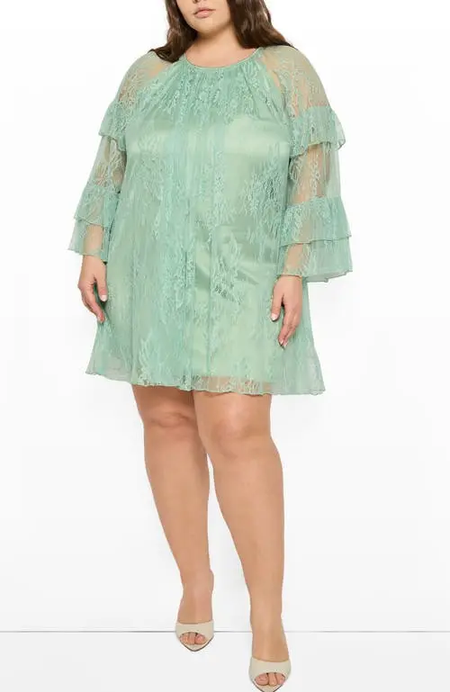 AS By DF As B Y Df Lace Mini Dress