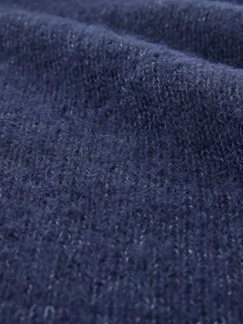 CELTIC & CO. Alpaca Blend Slouch Sweater - Navy