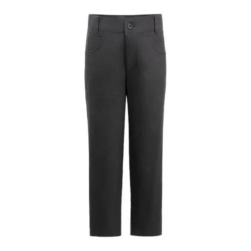 MOUSTACHE Formal Straight Leg Trousers - Charcoal Gray