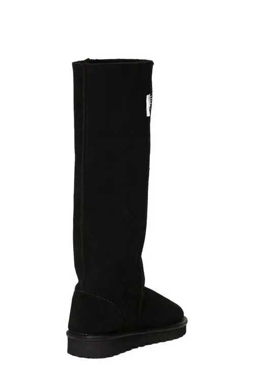 CELTIC & CO. Celt Shearling Knee High Boots - Black