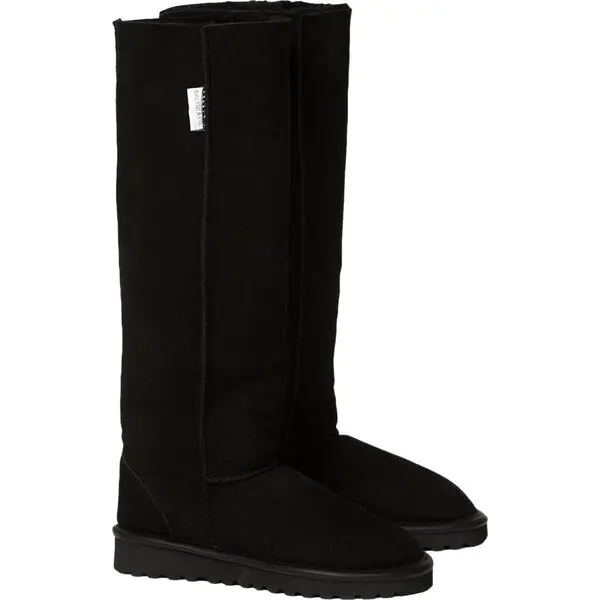 CELTIC & CO. Celt Shearling Knee Boot - Black