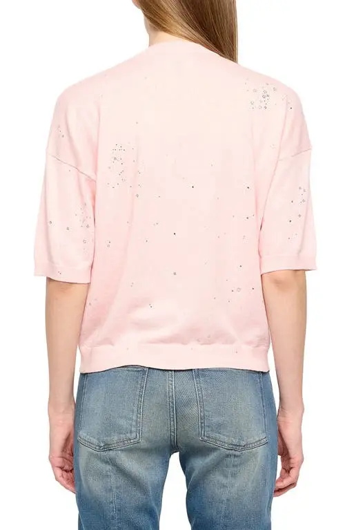 Zadig&Voltaire Wully Lico Embellished Linen-blend Sweater