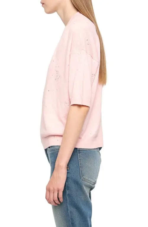 Zadig&Voltaire Wully Lico Embellished Linen-blend Sweater