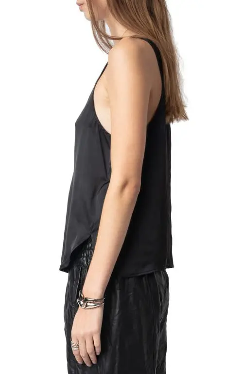 Zadig&Voltaire Tarys Satin Tank - Black