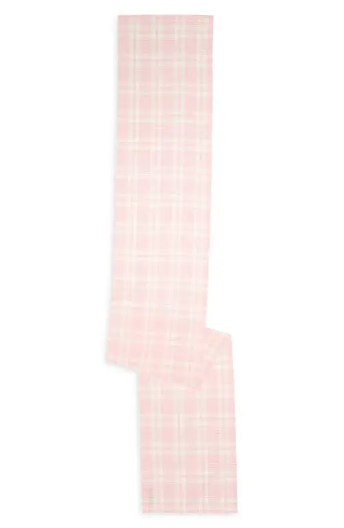 HEATHER TAYLOR HOME Marianne Plaid Table Runner - Peony