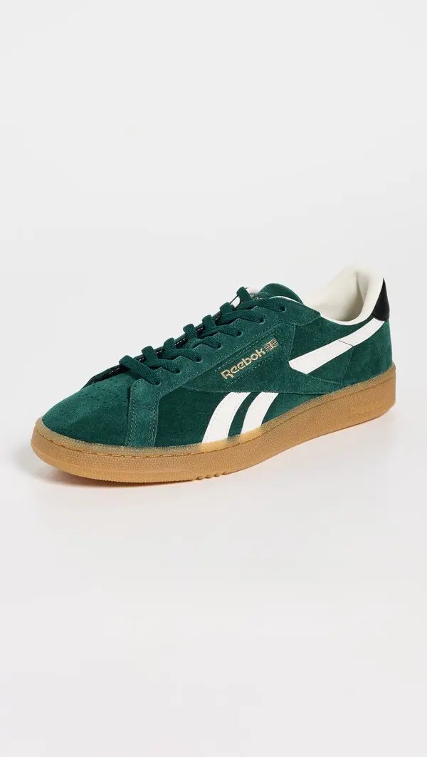 Reebok Club C Grounds Uk Sneakers In Green/Black/Gum 40% Off