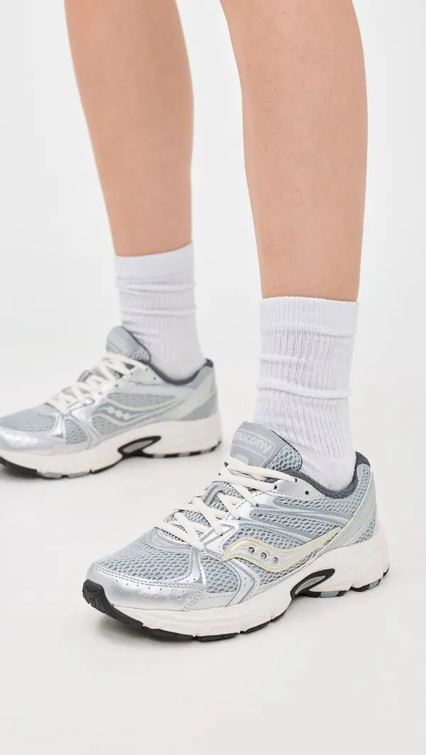 Saucony Ride Millennium Sneakers - Silver/cream