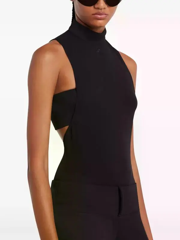 COURREGES Mock-neck Bodysuit
