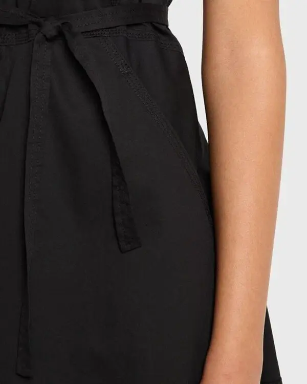 A.L.C. Julie Short-sleeve Shirtdress - Black