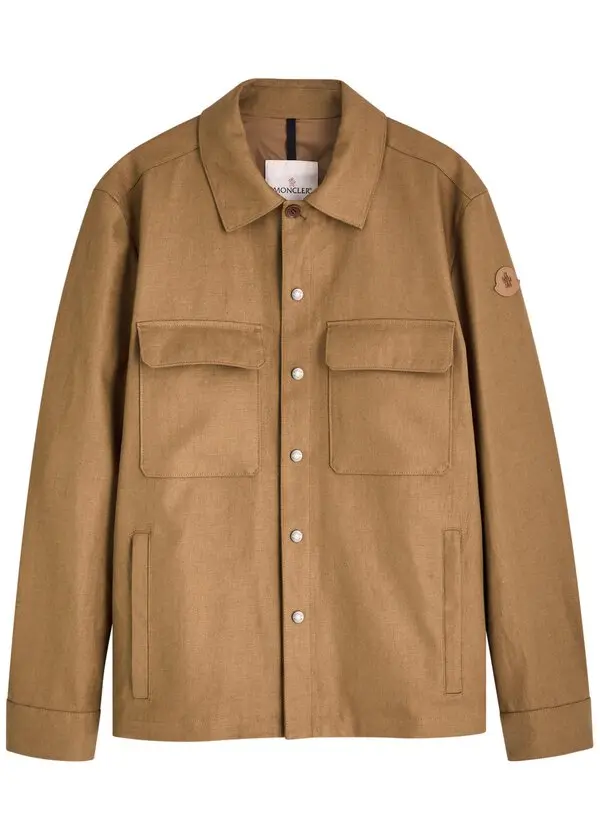 Moncler Callaqui Linen-blend Overshirt