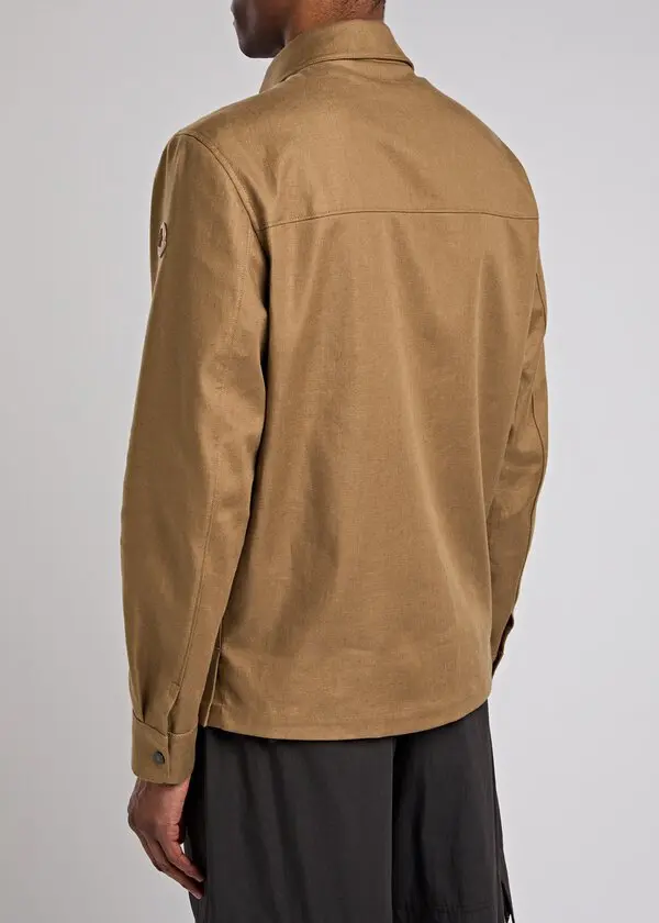 Moncler Callaqui Linen-blend Overshirt