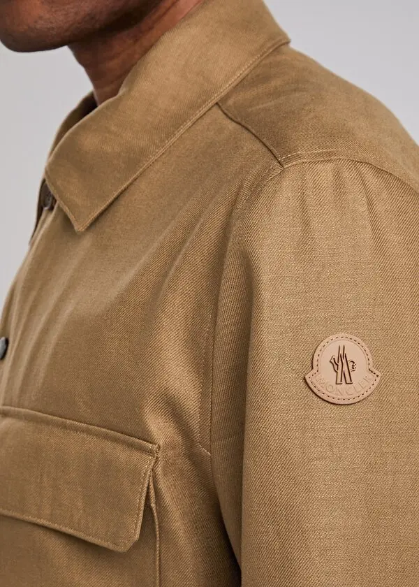 Moncler Callaqui Linen-blend Overshirt