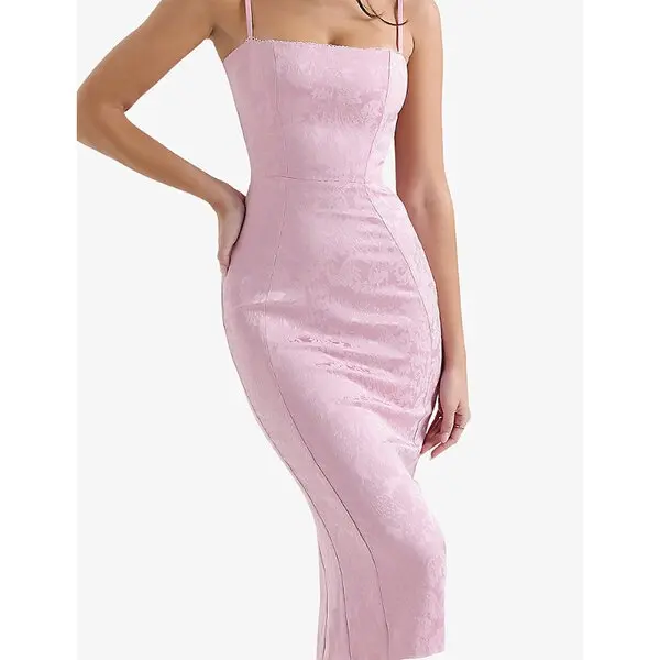 sachin and babi light blue dress SELF-PORTRAIT BANGKOK | An off-shoulder bandeau neckline and peekaboo lace  inserts reveal sensual glimpses of skin in this knit midi dress. Its  burgundy hue main image 0