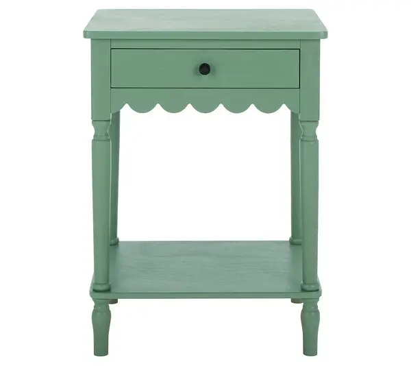 SAFAVIEH Haven Scalloped Drawer Accent Table