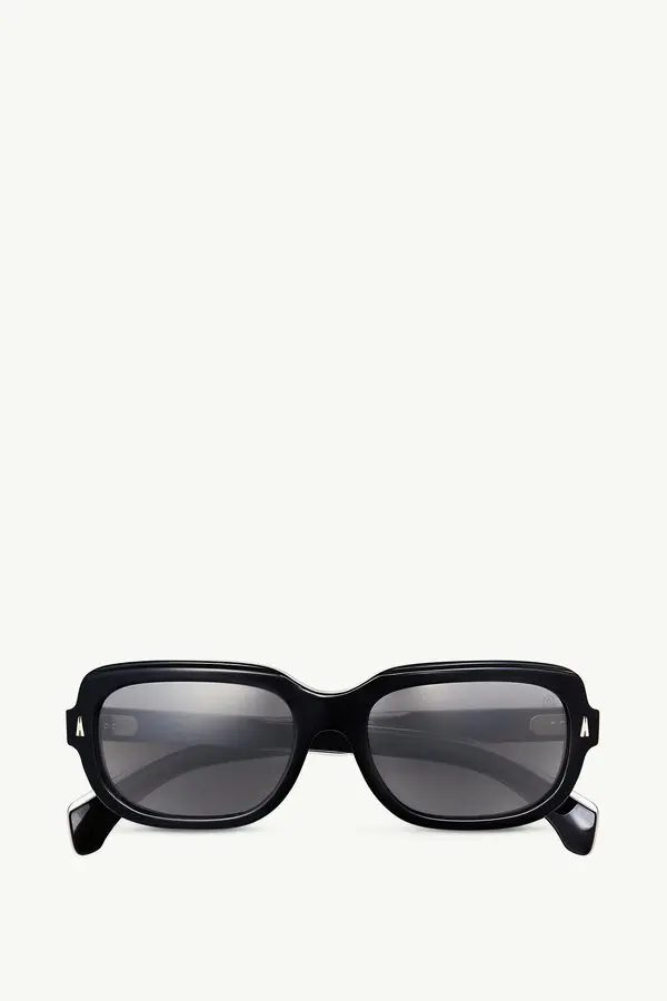 Moncler Suntrap Rectangle Sunglasses - Black