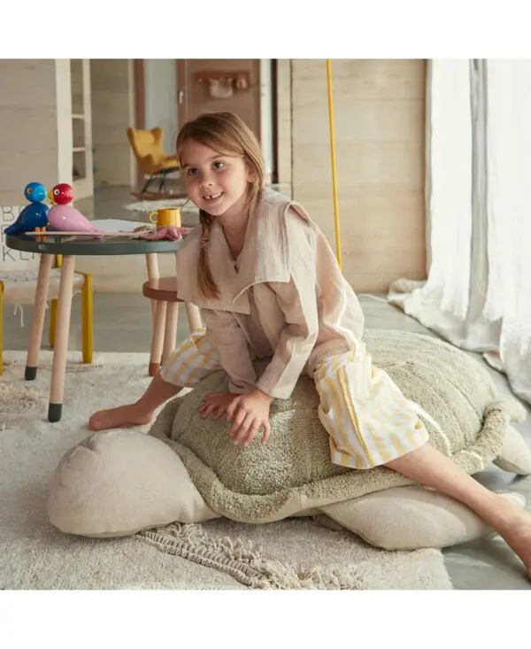 LORENA CANALS Mrs. Turtle Pouf 8" X 3' 9" X 2' 9