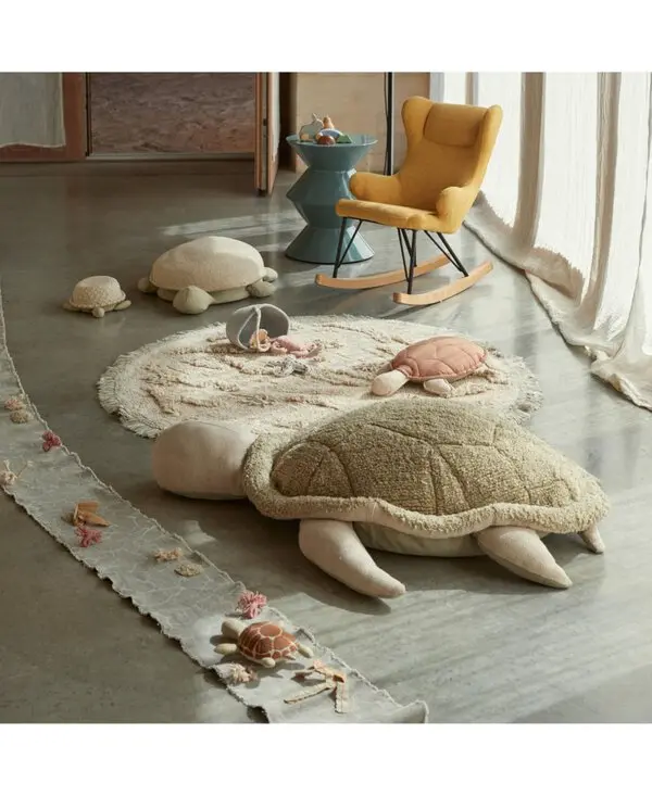 LORENA CANALS Mrs. Turtle Pouf 8" X 3' 9" X 2' 9