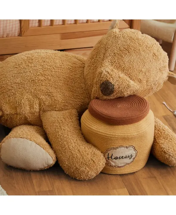 LORENA CANALS Sleepy Bear Pouf 1' X 3' 8" X 2' 4