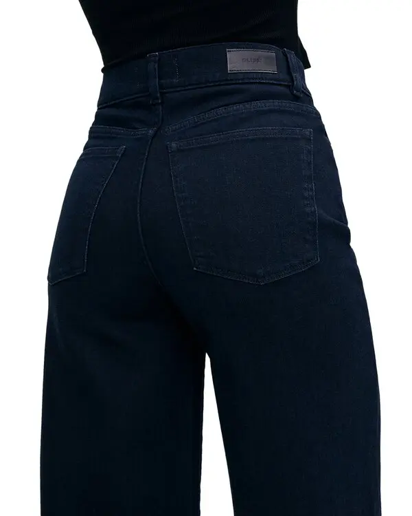 DL1961 Petite Hepburn Wide Leg High Rise Ankle Jeans