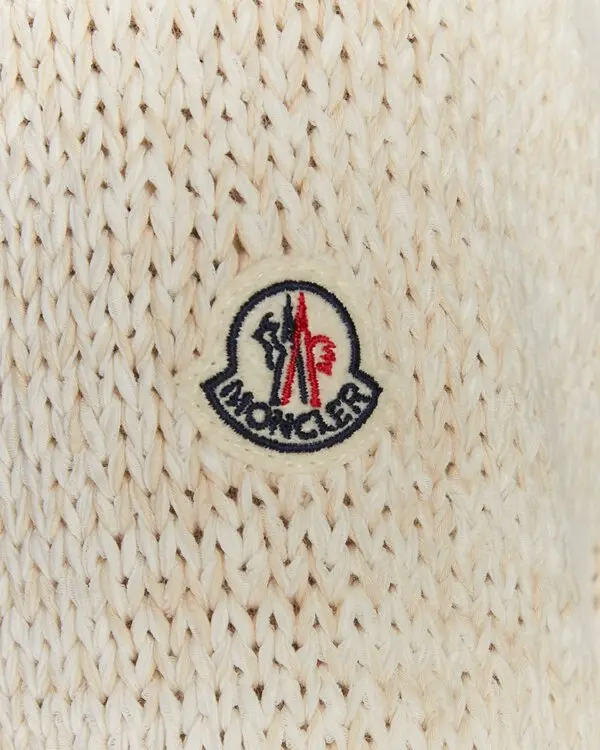 Moncler Padded Mixed Media Jacket - Natural