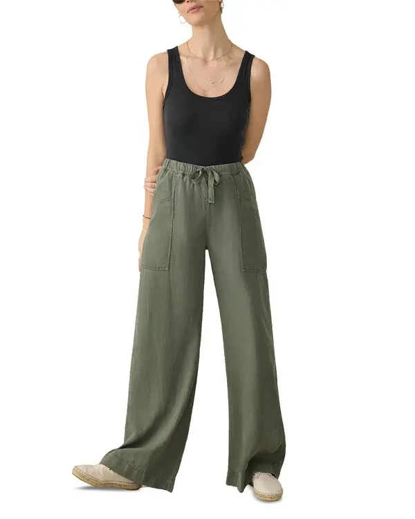 Faherty Brand Drift Wide Leg Pants