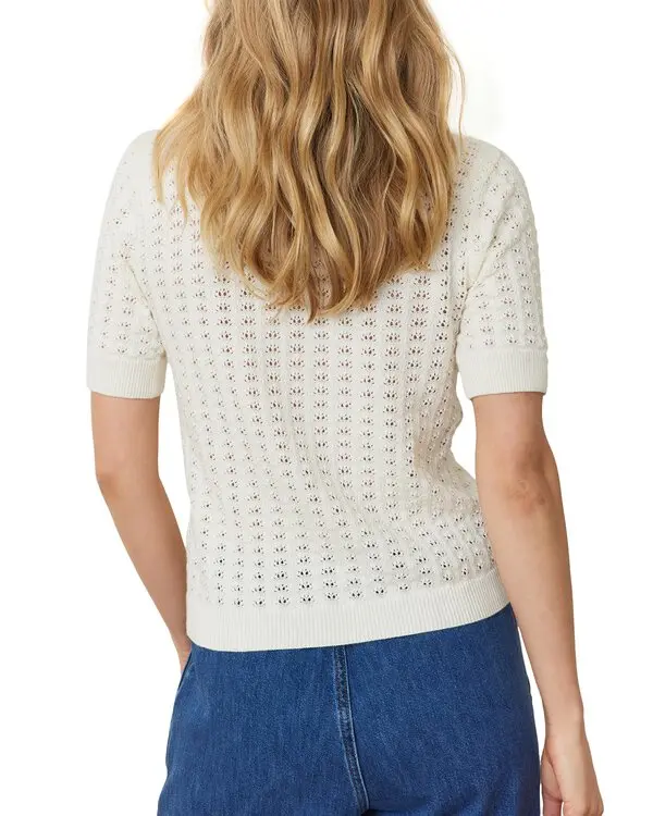 Marine Layer Piper Knit Resort Shirt - Cream