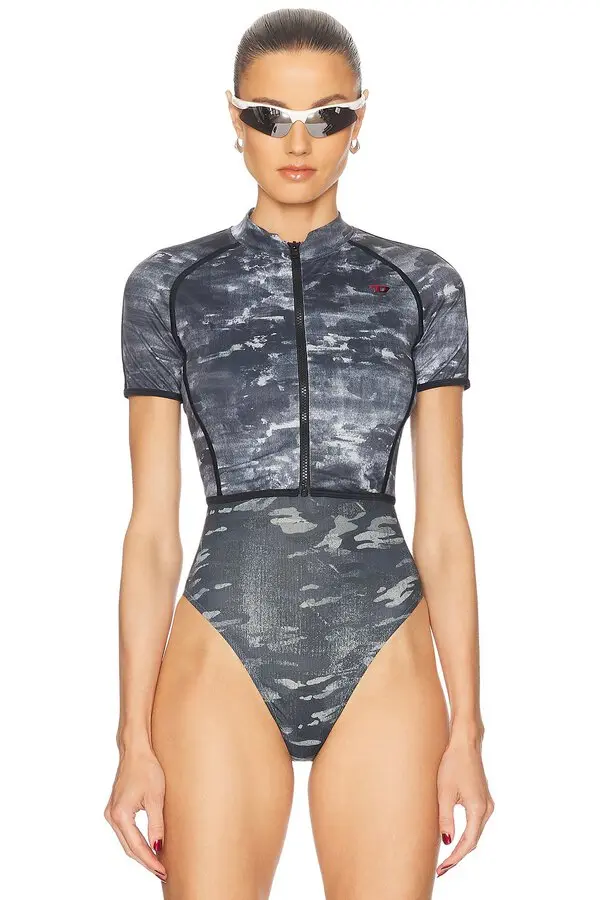 DIESEL Skyler Swim Top - Black