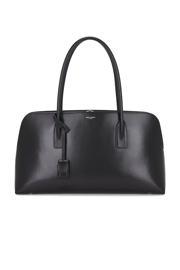 Saint Laurent Large Sac De Jour Bowling Bag - Nero