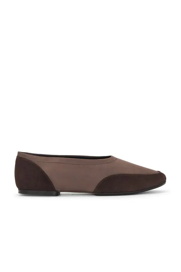 Staud Alba Sport Ballet Flat - Espresso