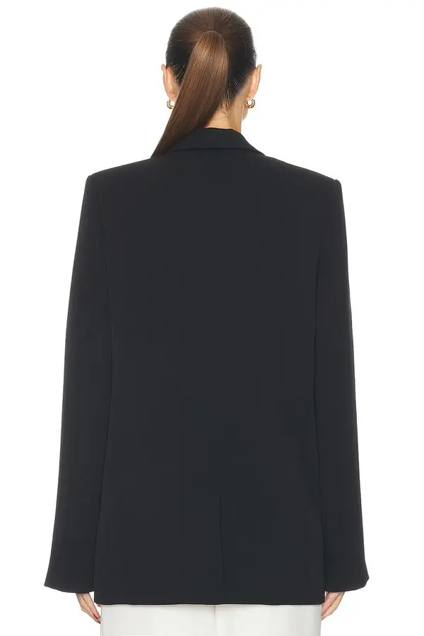EAVES Alia Double-breasted Blazer - Black
