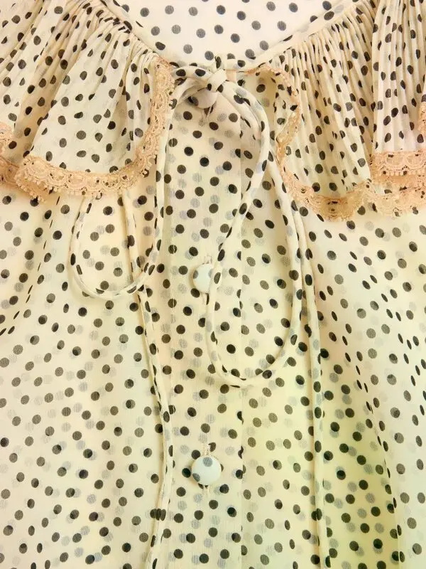 Valentino Garavani Printed Georgette Shirt - Neutrals