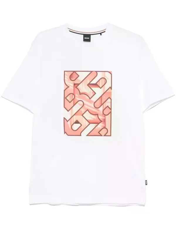 BOSS Logo-print T-shirt - White