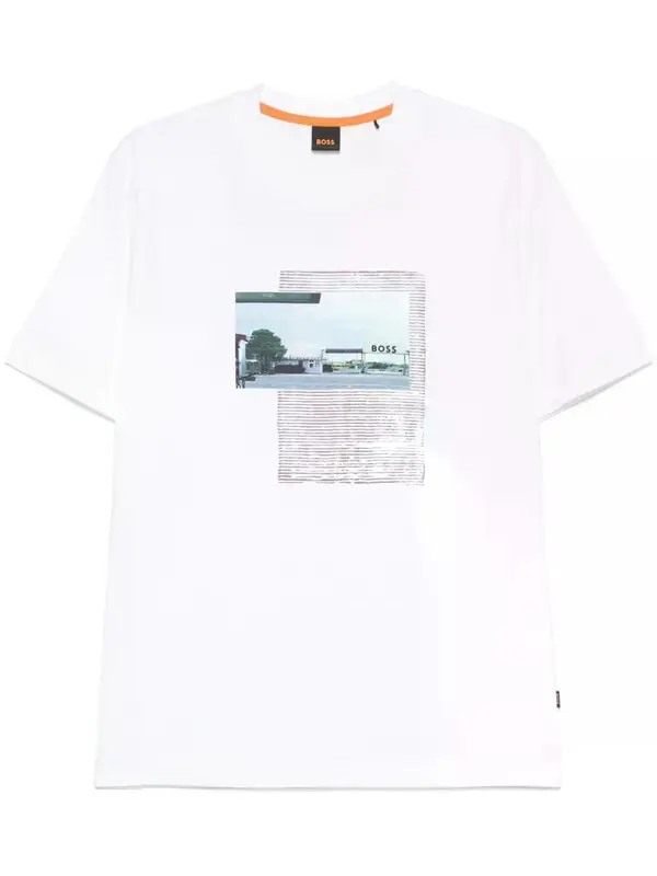 BOSS Photograph-print T-shirt - White
