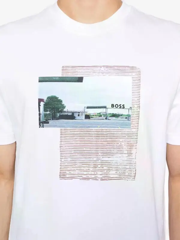 BOSS Photograph-print T-shirt