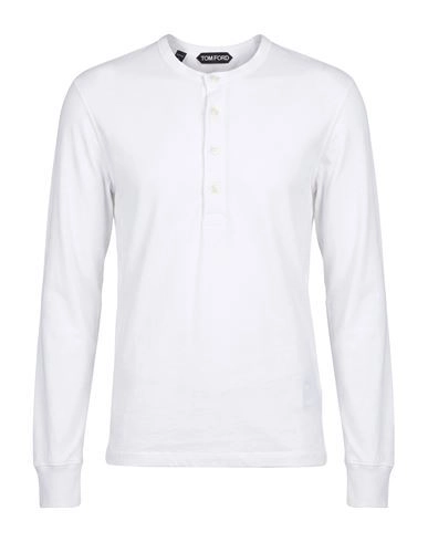 TOM FORD T-shirt Ivory Size Lyocell, Cotton - White
