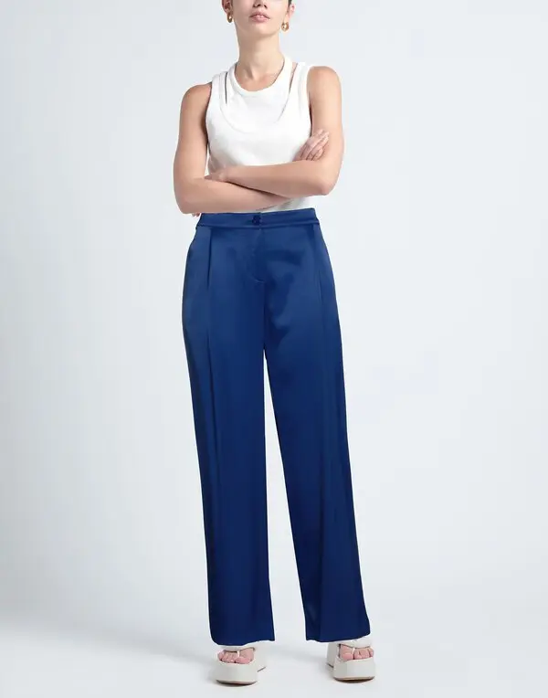 Patrizia Pepe Wide-leg Satin Pants