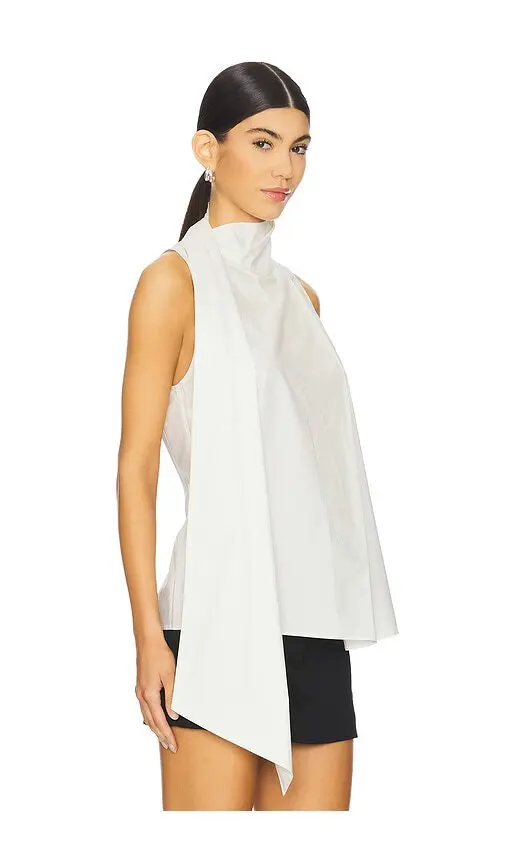 EAVES Noam Poplin Top