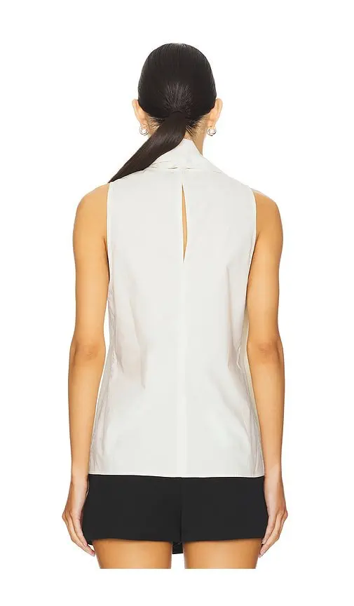 EAVES Noam Poplin Top