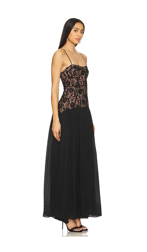 Cami Nyc Corsica Lace Bustier Maxi Dress
