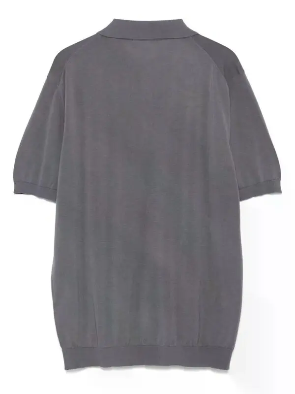 DRUMOHR Cotton Polo Shirt - Grey