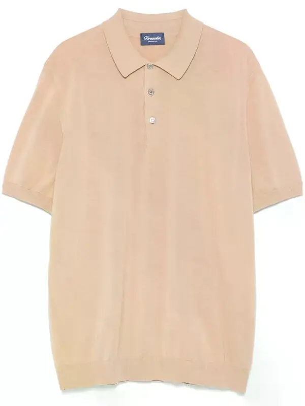 DRUMOHR Cotton Polo Shirt - Neutrals